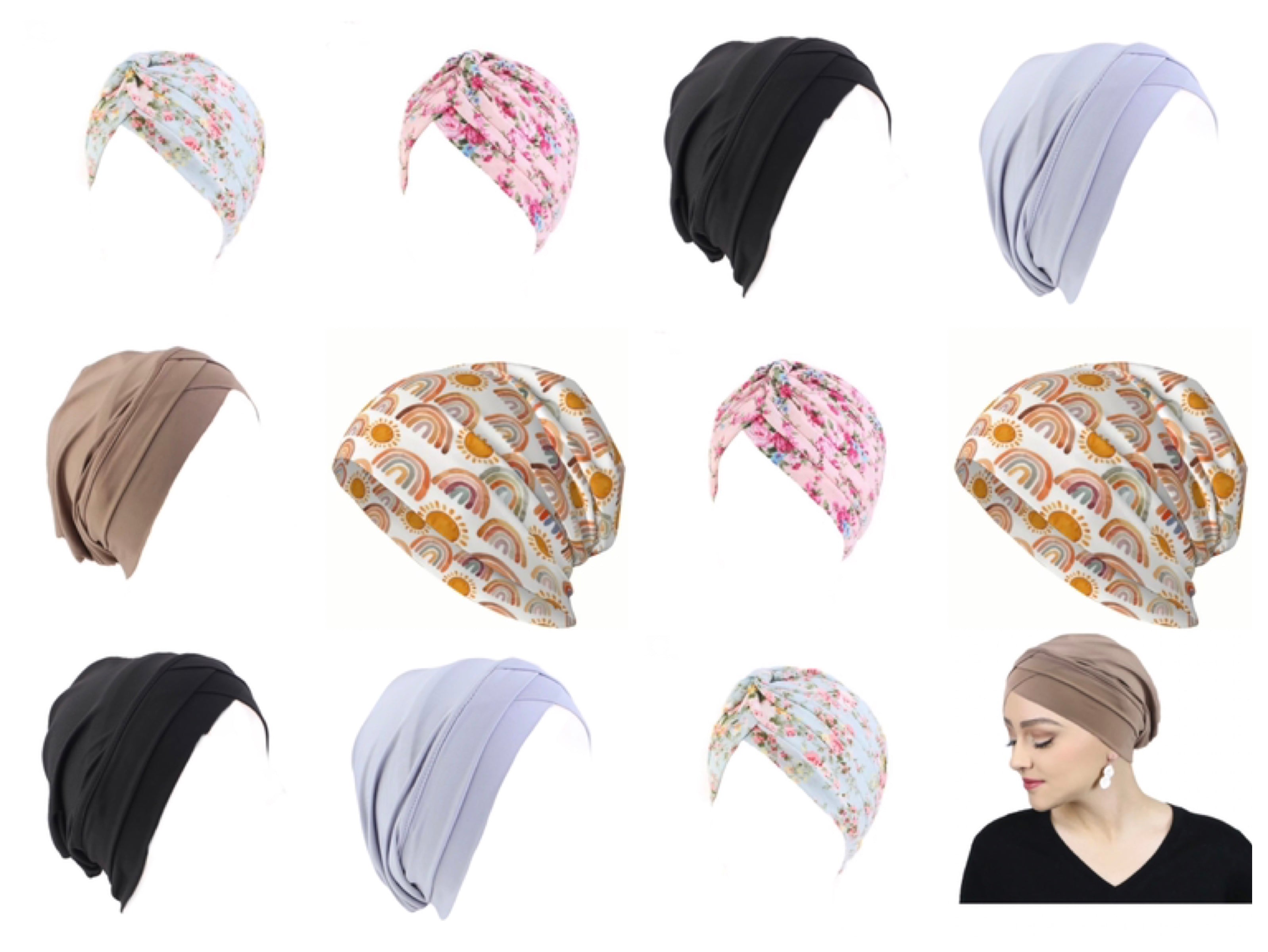 Ultra-Soft Chemo Beanie Chemotherapy Hat/Turban | Warrior Sisters